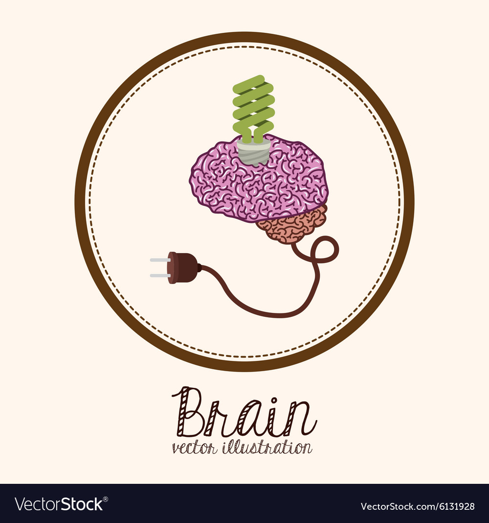 Brain design Royalty Free Vector Image - VectorStock