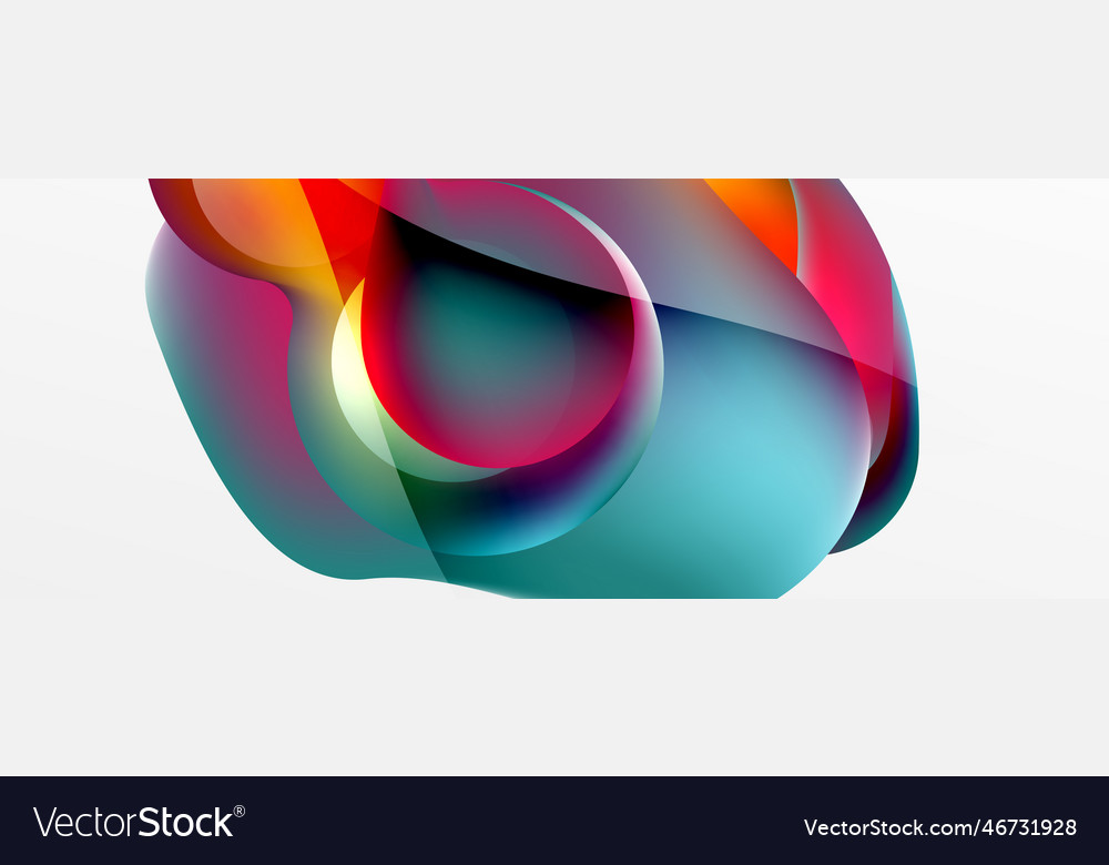 Fluid abstract background liquid color gradients Vector Image