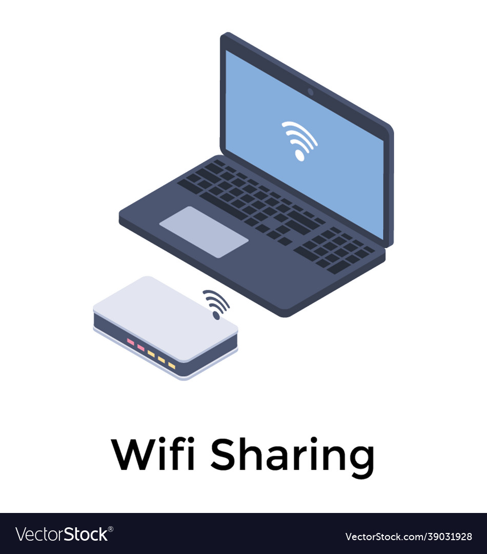 Wireless connection Royalty Free Vector Image - VectorStock