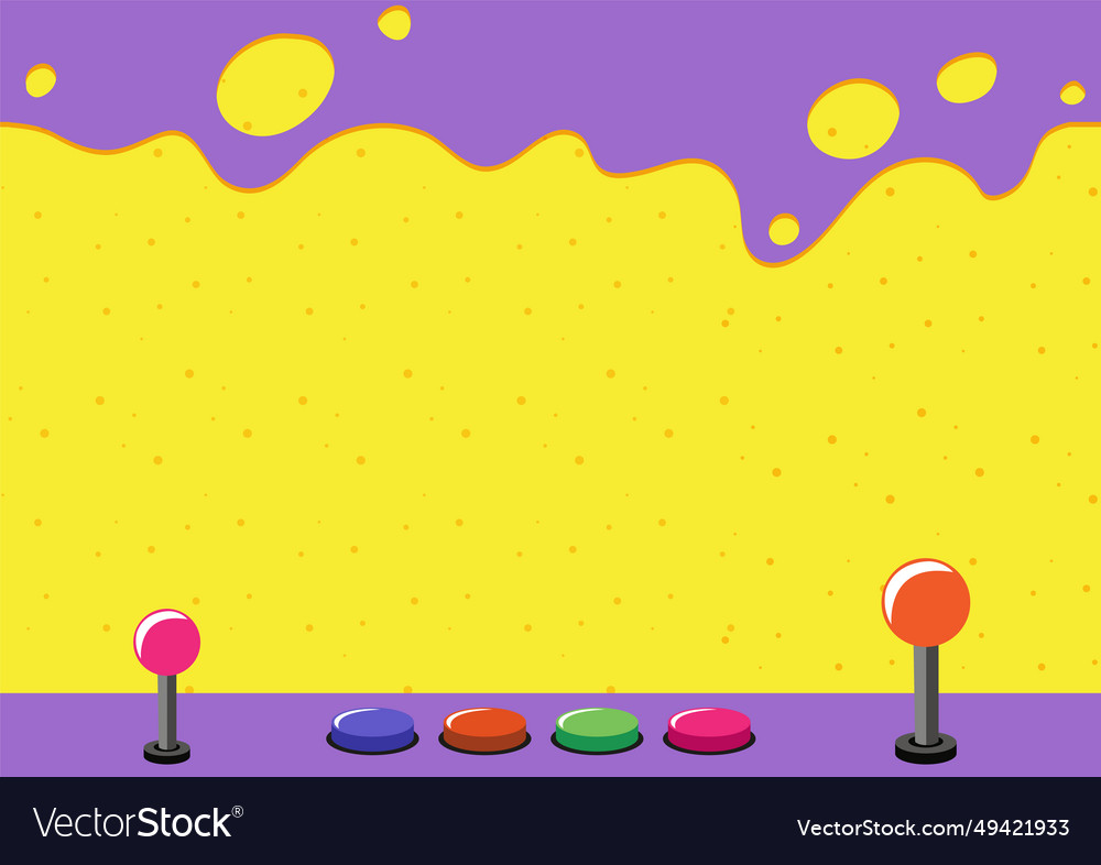 Arcade games machine display theme background Vector Image