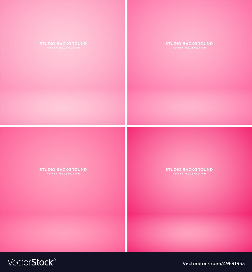 Empty rose studio abstract backgrounds Royalty Free Vector