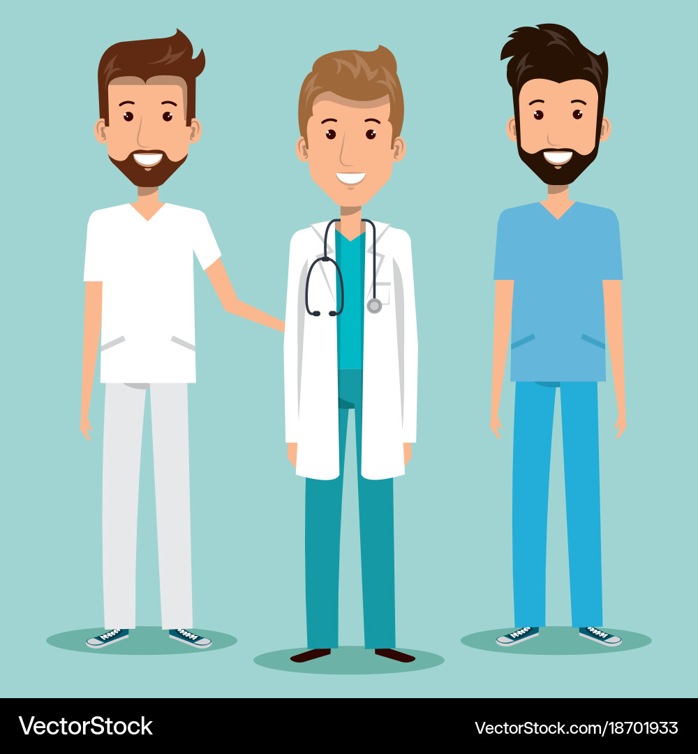 Healthcare professionals design Royalty Free Vector Image