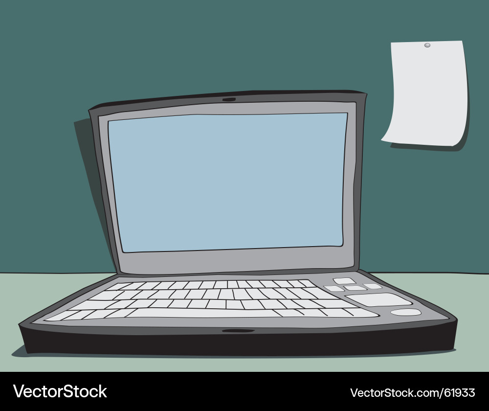 Laptop Royalty Free Vector Image - VectorStock