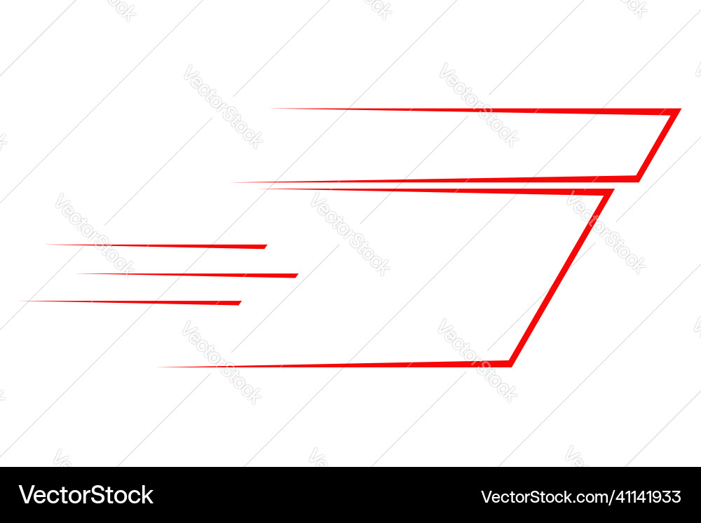Simple sign or symbol fast delivery service Vector Image