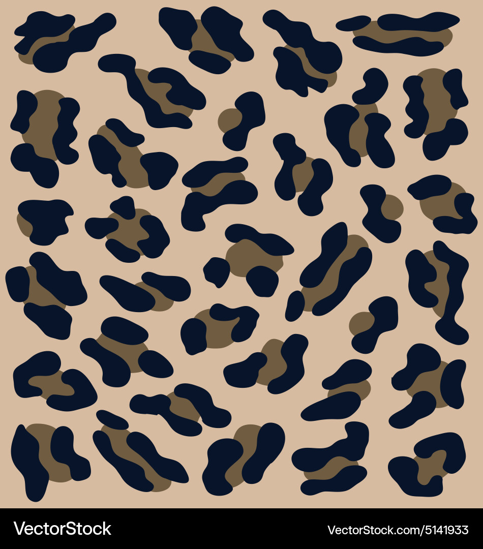 Skin of leopard 5 Royalty Free Vector Image - VectorStock