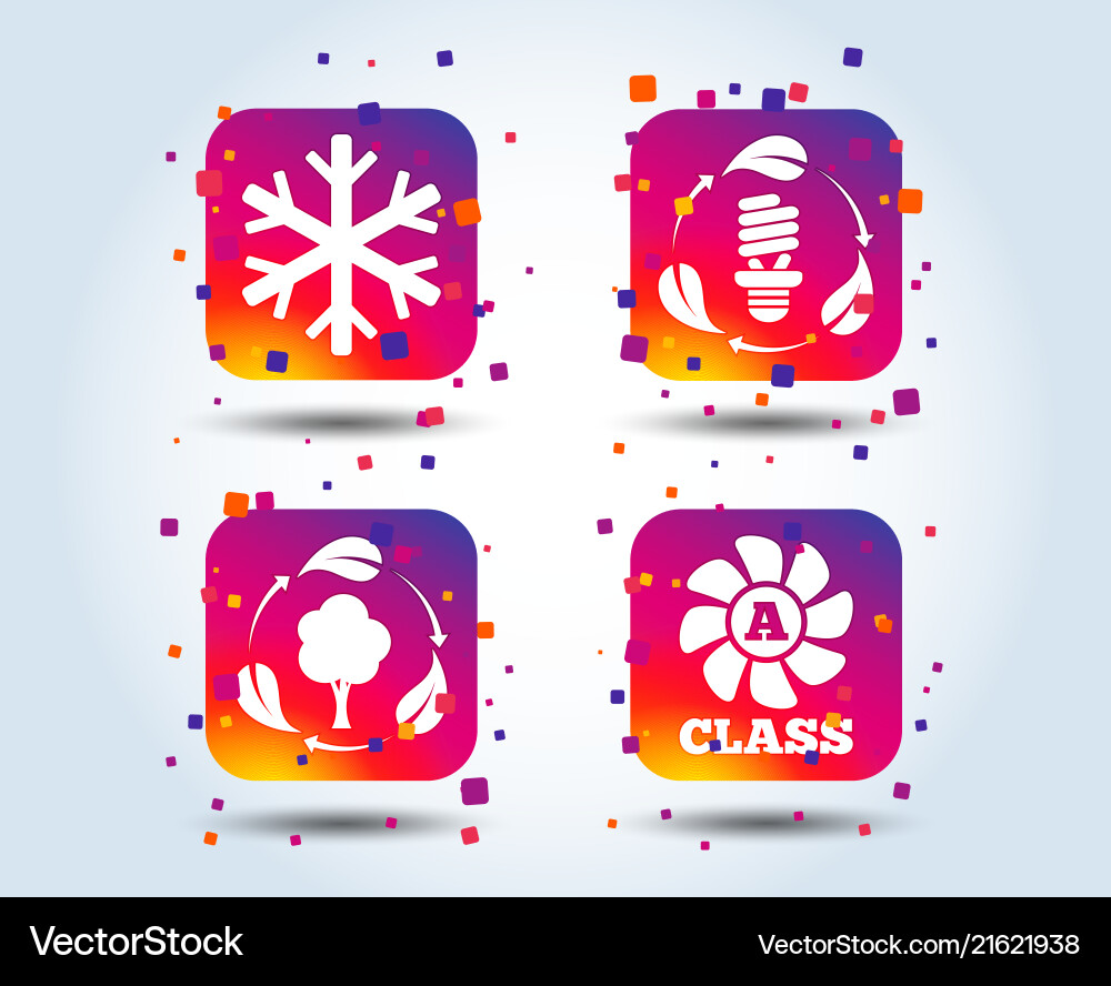 Fresh air icon forest tree with leaves Royalty Free Vector