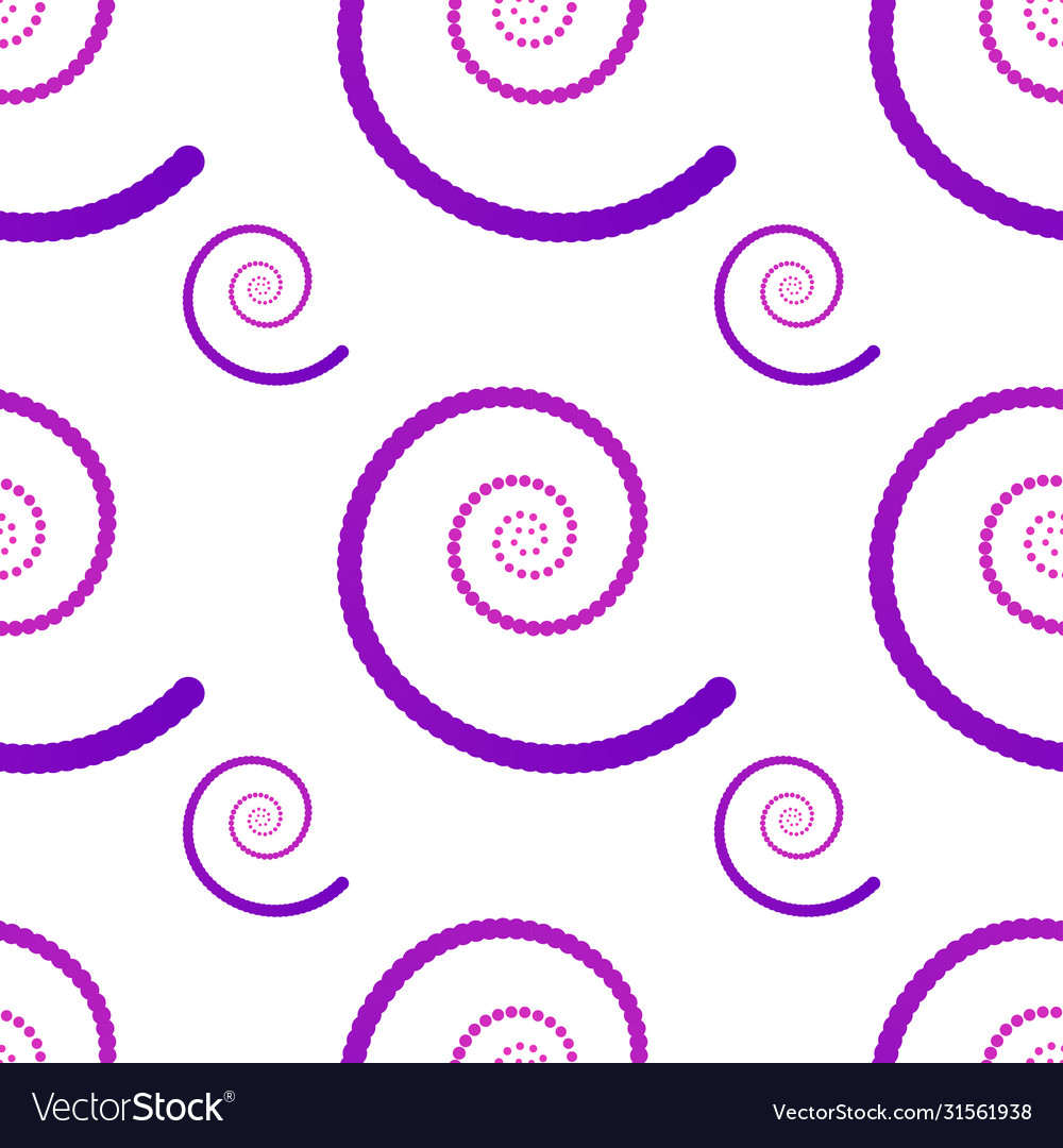 Seamless pattern with spirals gradient Royalty Free Vector
