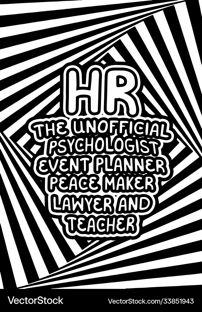 Coloring book page - hr unofficial Royalty Free Vector Image