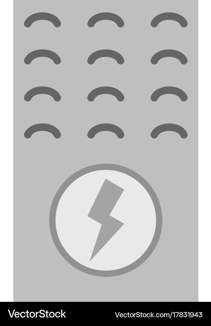 Electric furnace Royalty Free Vector Image - VectorStock