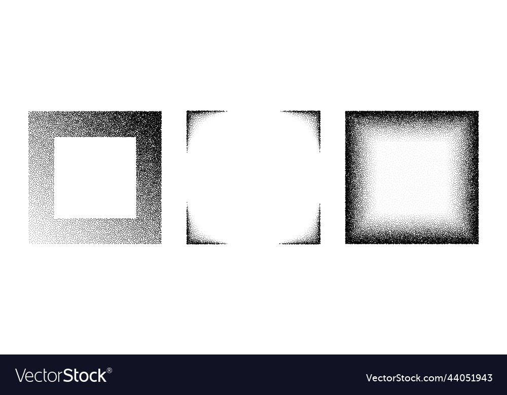 Frames grain pattern background black noise Vector Image