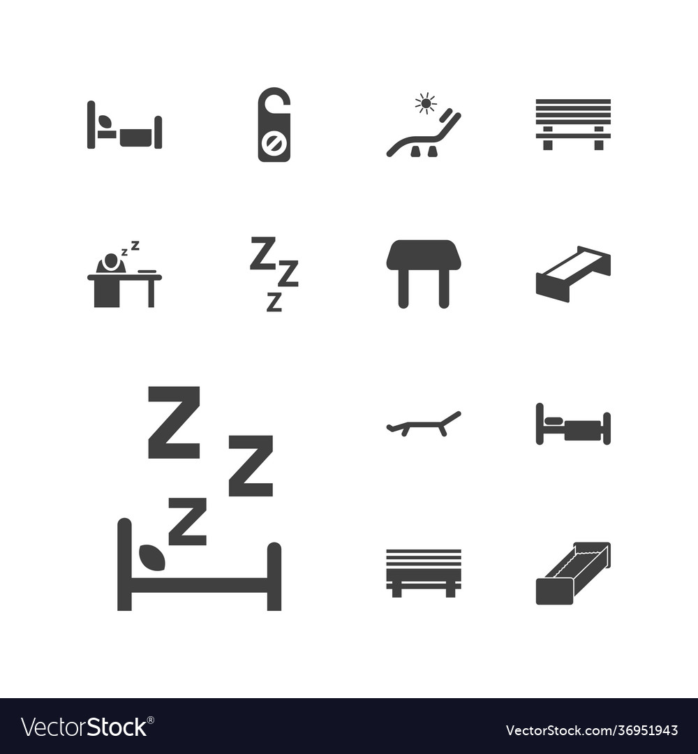 Rest icons Royalty Free Vector Image - VectorStock