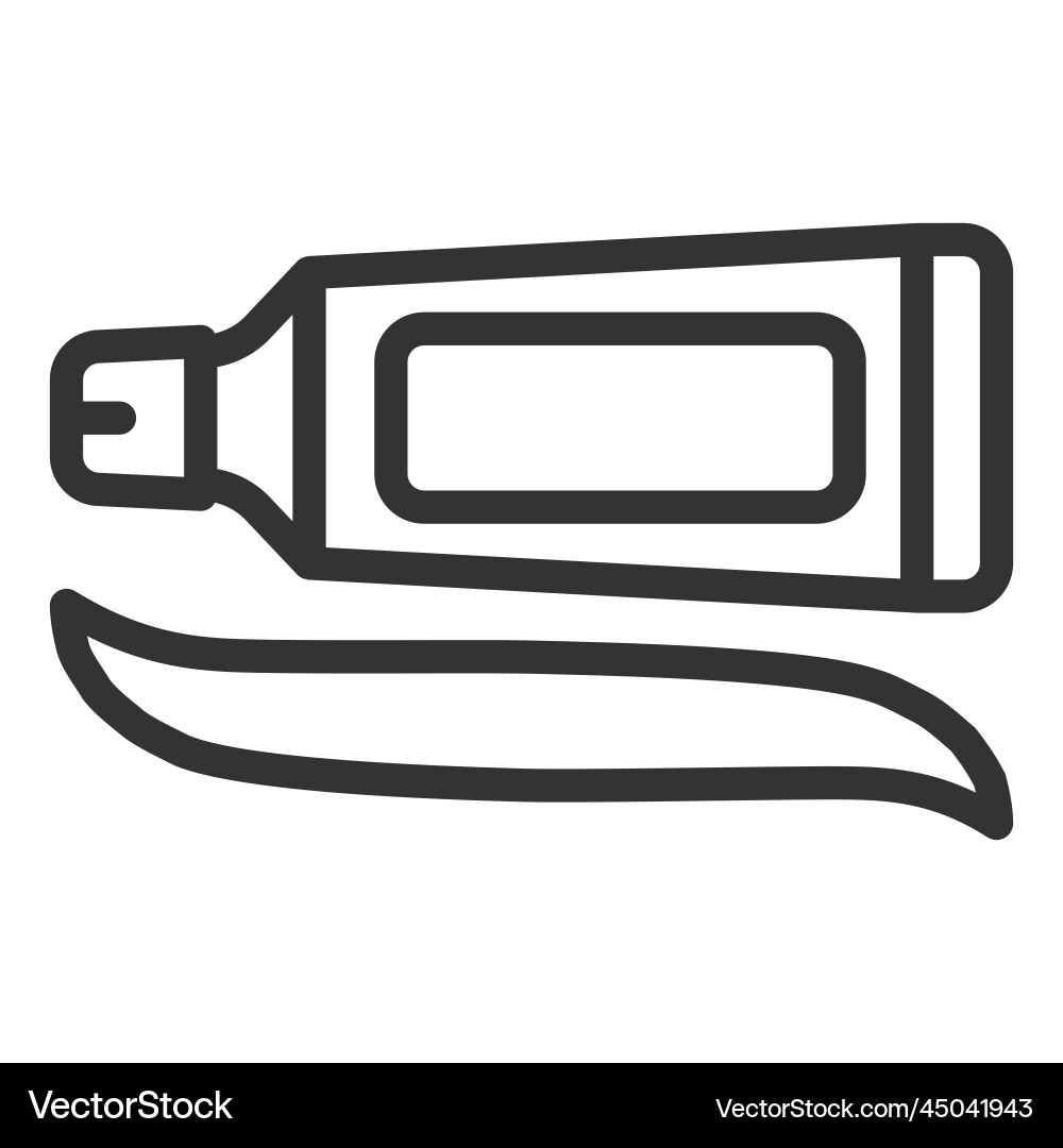 Tube of toothpaste Royalty Free Vector Image - VectorStock