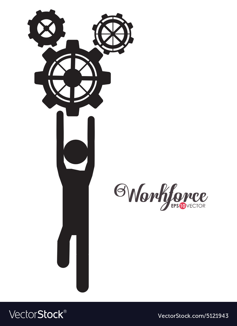 Workforce design Royalty Free Vector Image - VectorStock