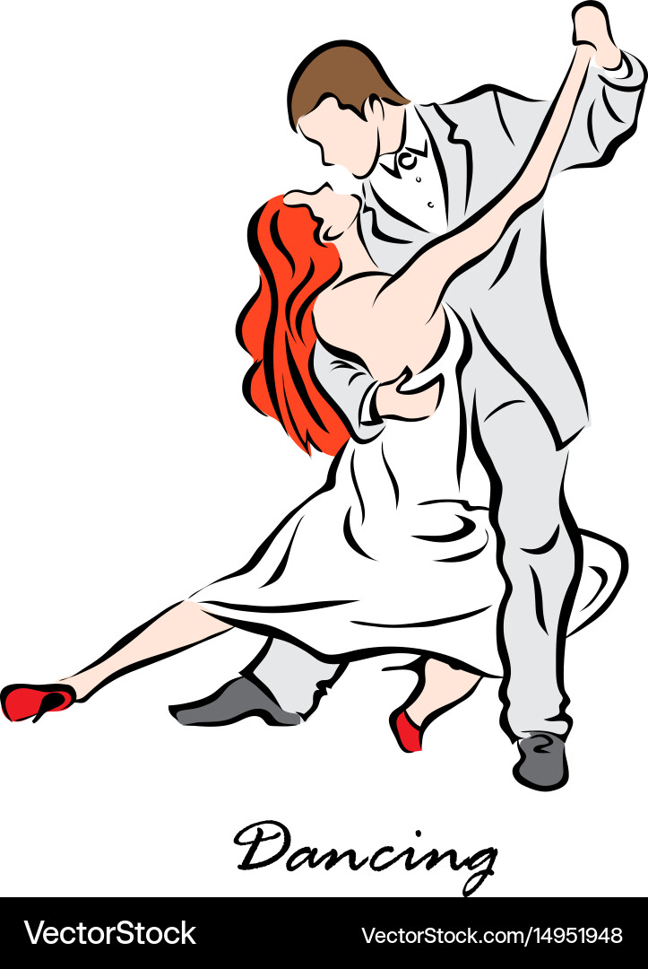 Dancing Royalty Free Vector Image - VectorStock