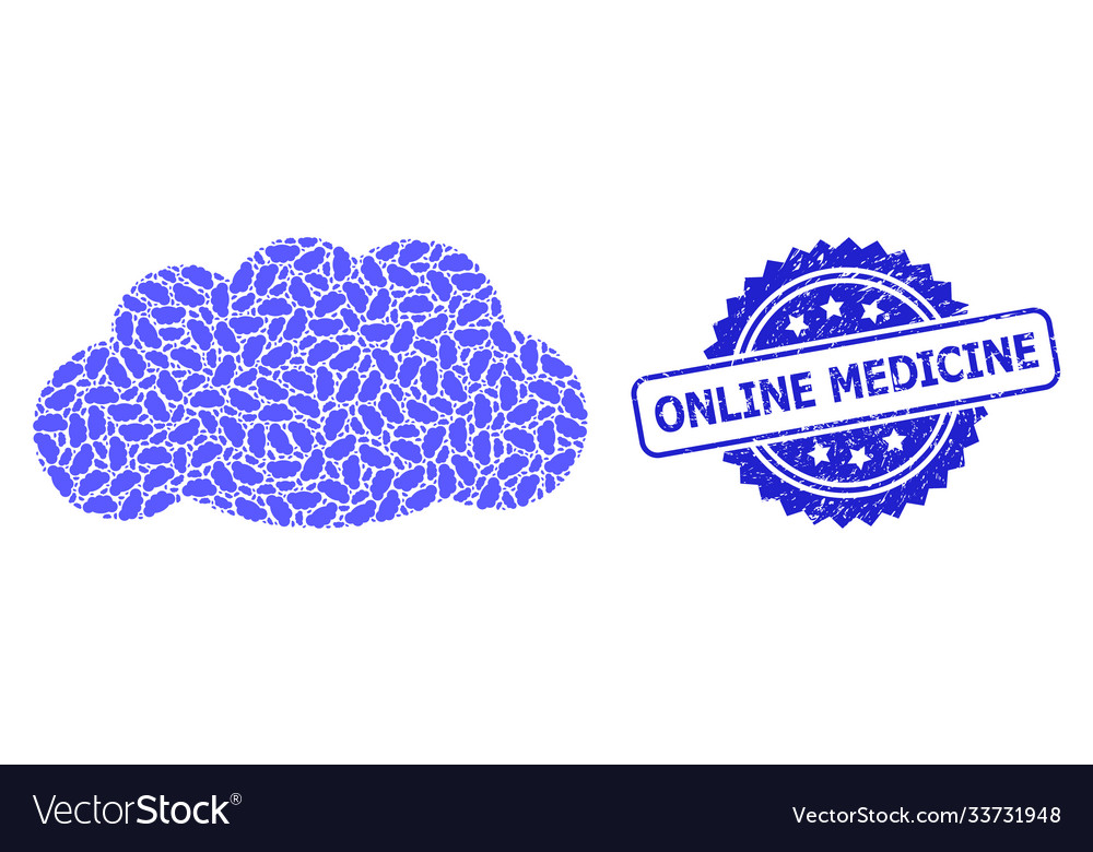 Distress online medicine stamp and recursion cloud Distress online medicine stamp and recursion cloud