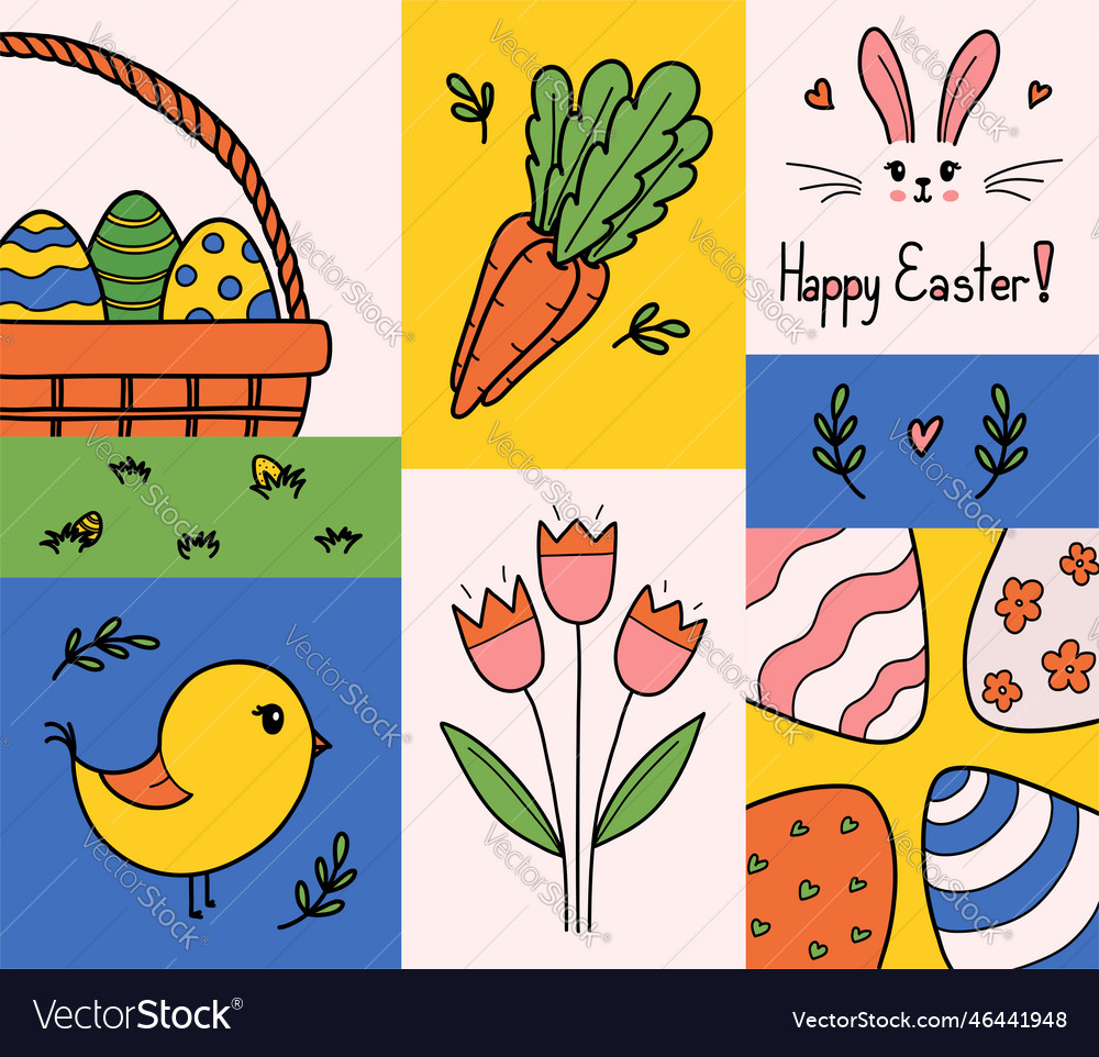 Easter card Royalty Free Vector Image - VectorStock