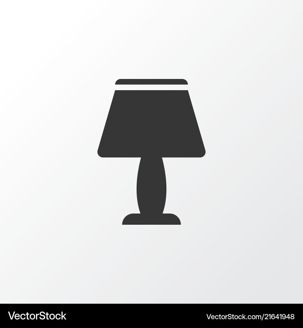 Lamp icon symbol premium quality isolated light Vector Image