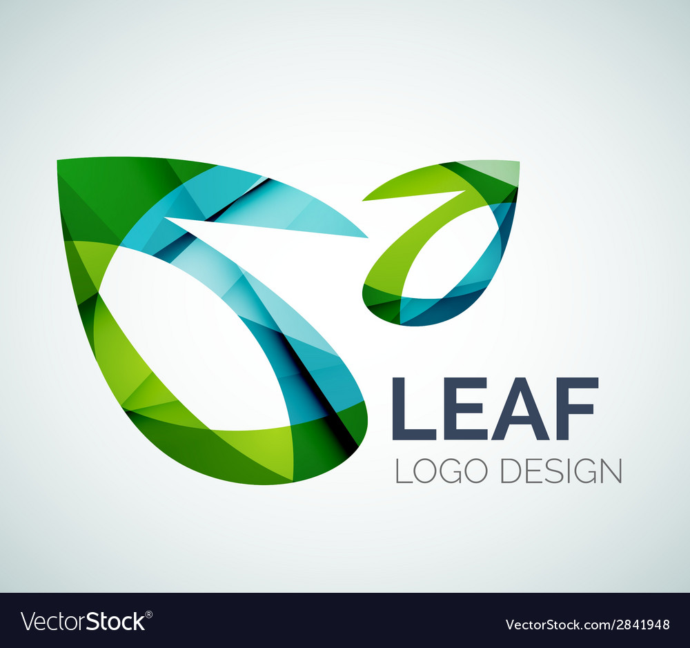 Leaf logo Royalty Free Vector Image - VectorStock