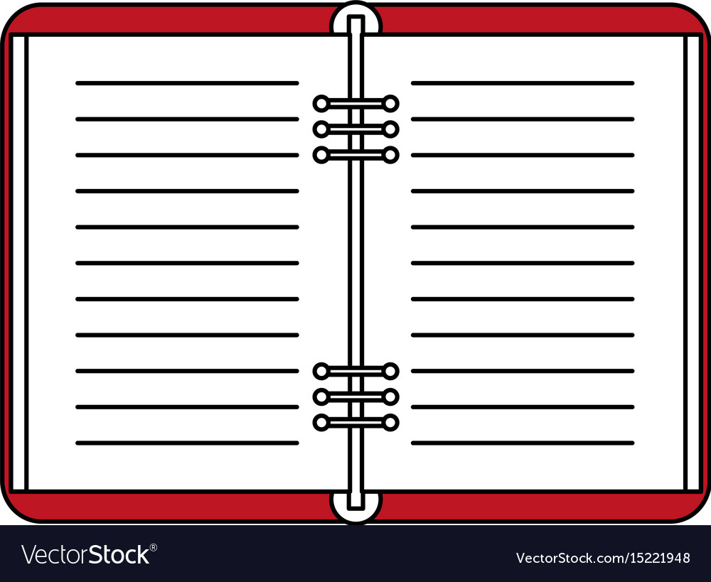 Notebook Royalty Free Vector Image - VectorStock
