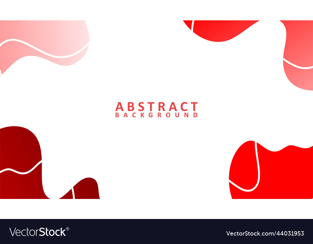 Abstract white and red background design Vector Image