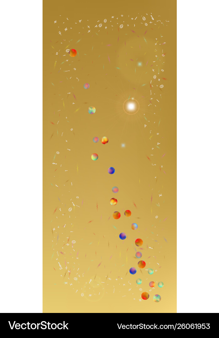 Professional abstract ultra wide space background Vector Image