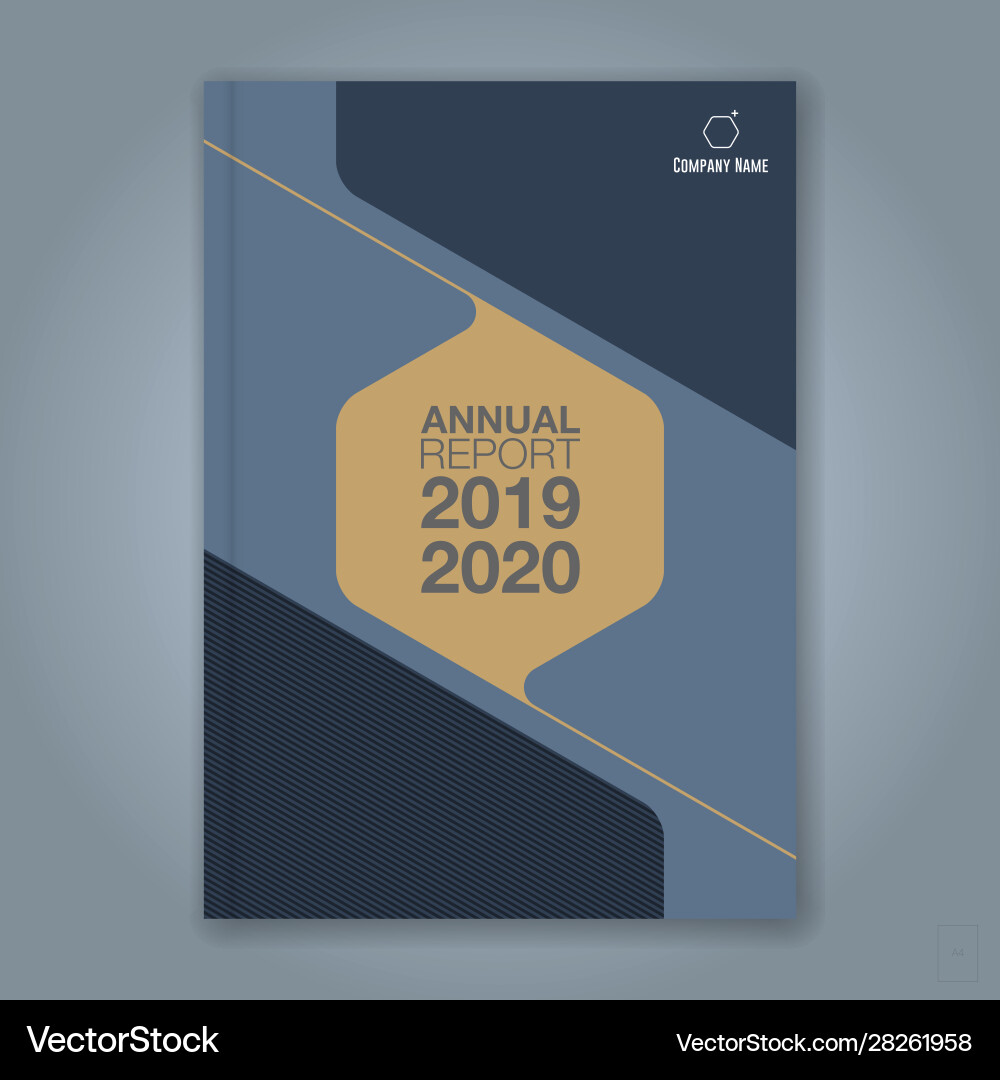 Cover annual report 1279 Royalty Free Vector Image
