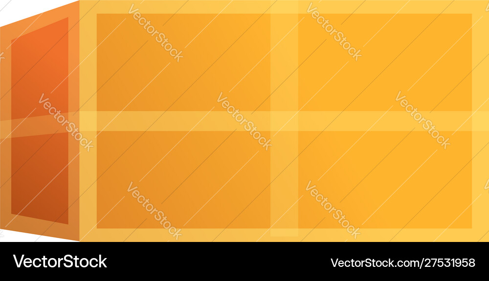 Postage box icon cartoon style Royalty Free Vector Image