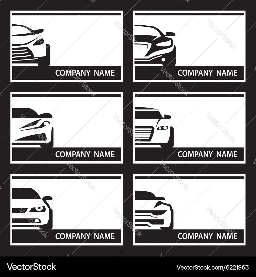 Set of car labels Royalty Free Vector Image - VectorStock