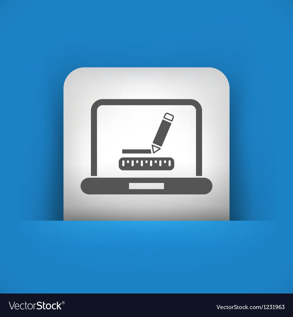 Single icon Royalty Free Vector Image - VectorStock