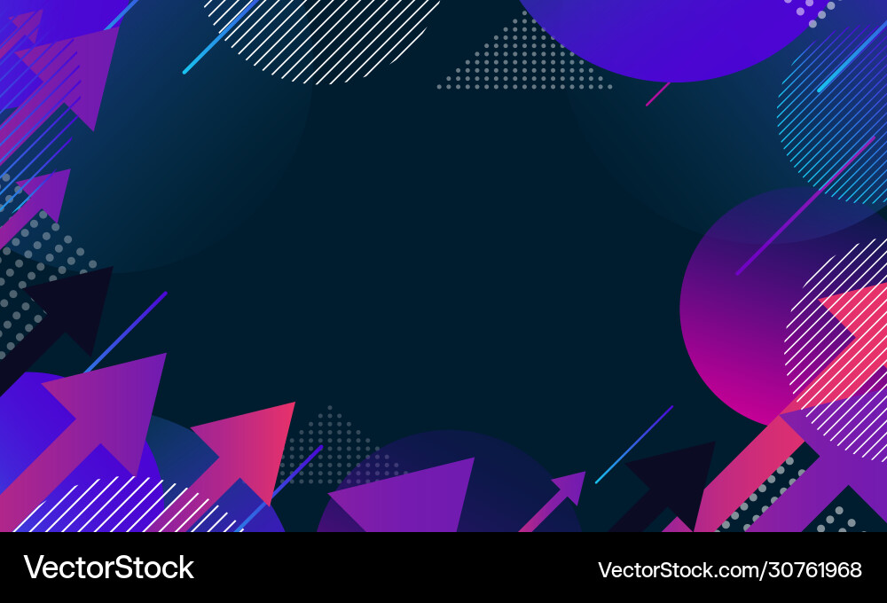 Abstract colorful geometric purple mixed blue Vector Image