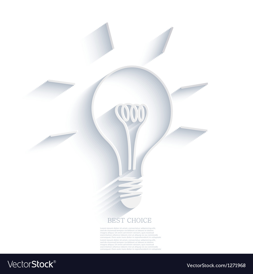 Idea background Royalty Free Vector Image - VectorStock