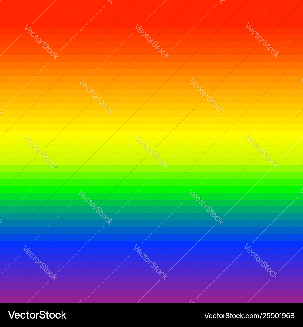 Rgb rainbow spectrum colored stripes lines Vector Image