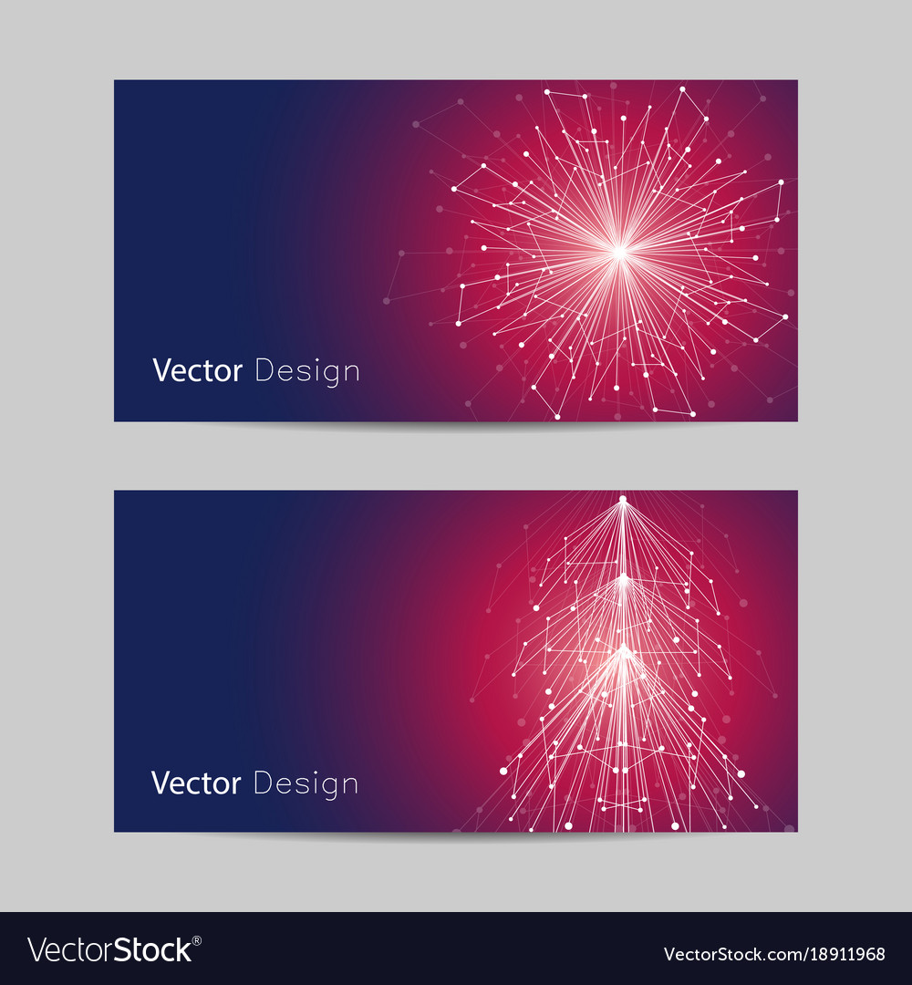 Set of horizontal banners Royalty Free Vector Image