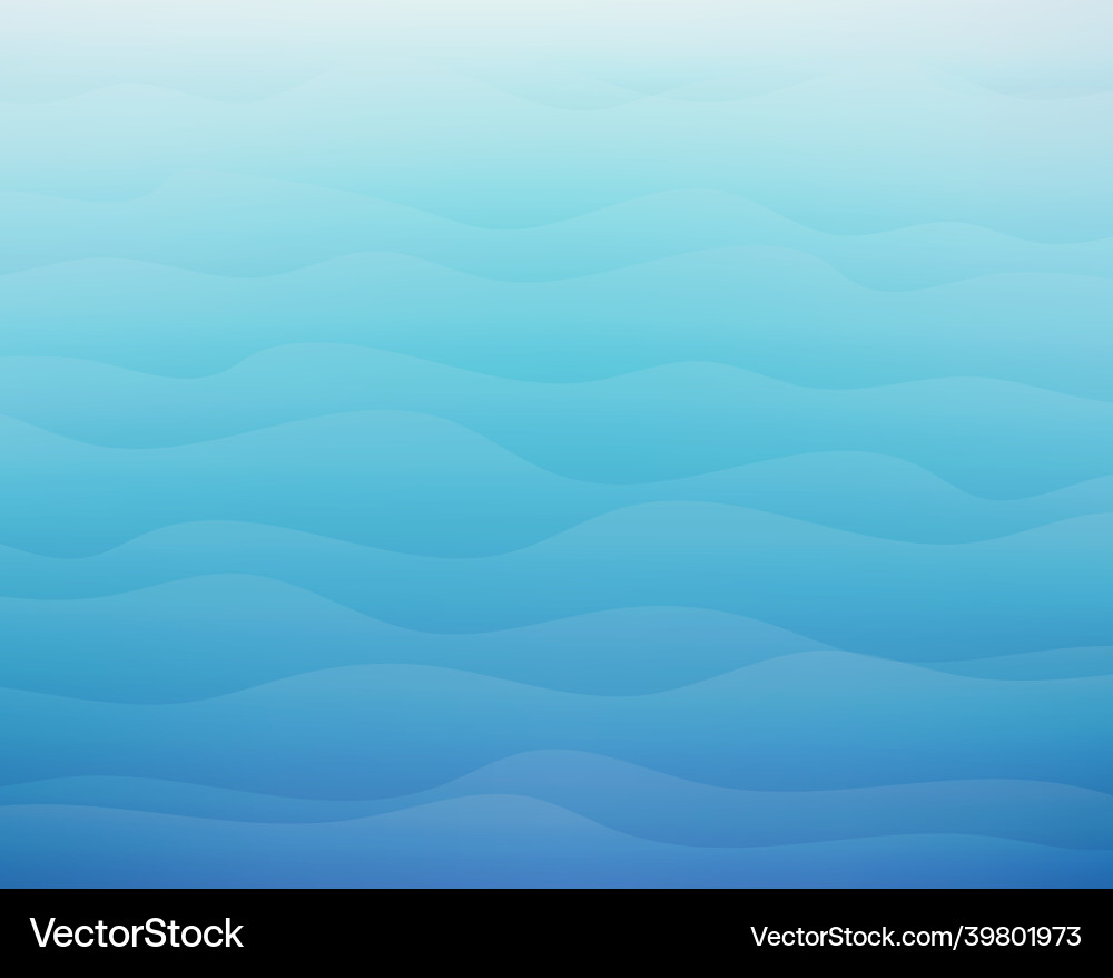 Blue marine background with line and blur Vector Image