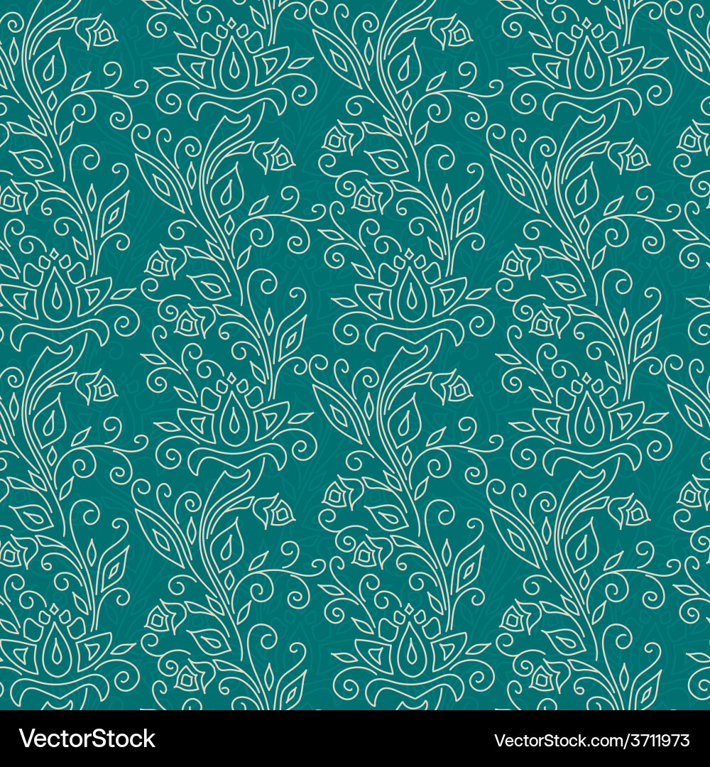 Seamless with vintage pattern Royalty Free Vector Image