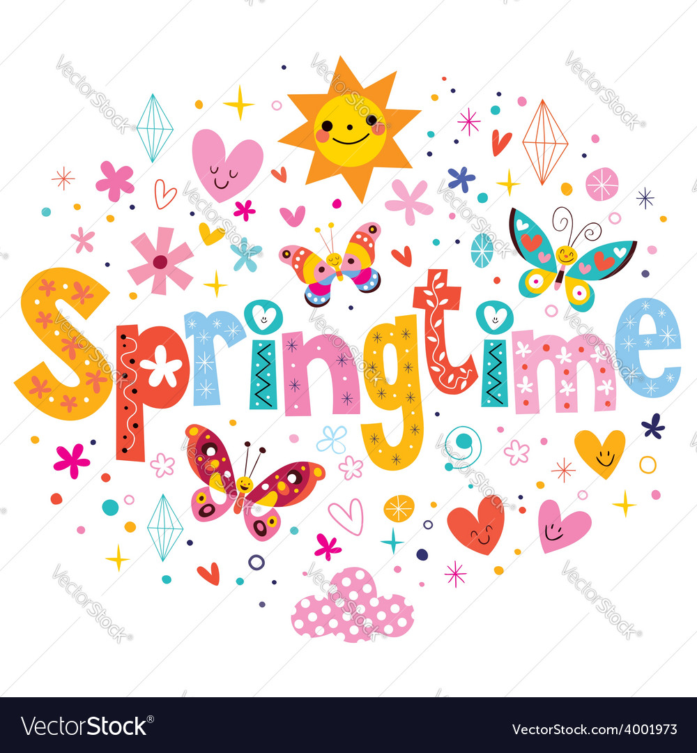 Springtime Royalty Free Vector Image - VectorStock