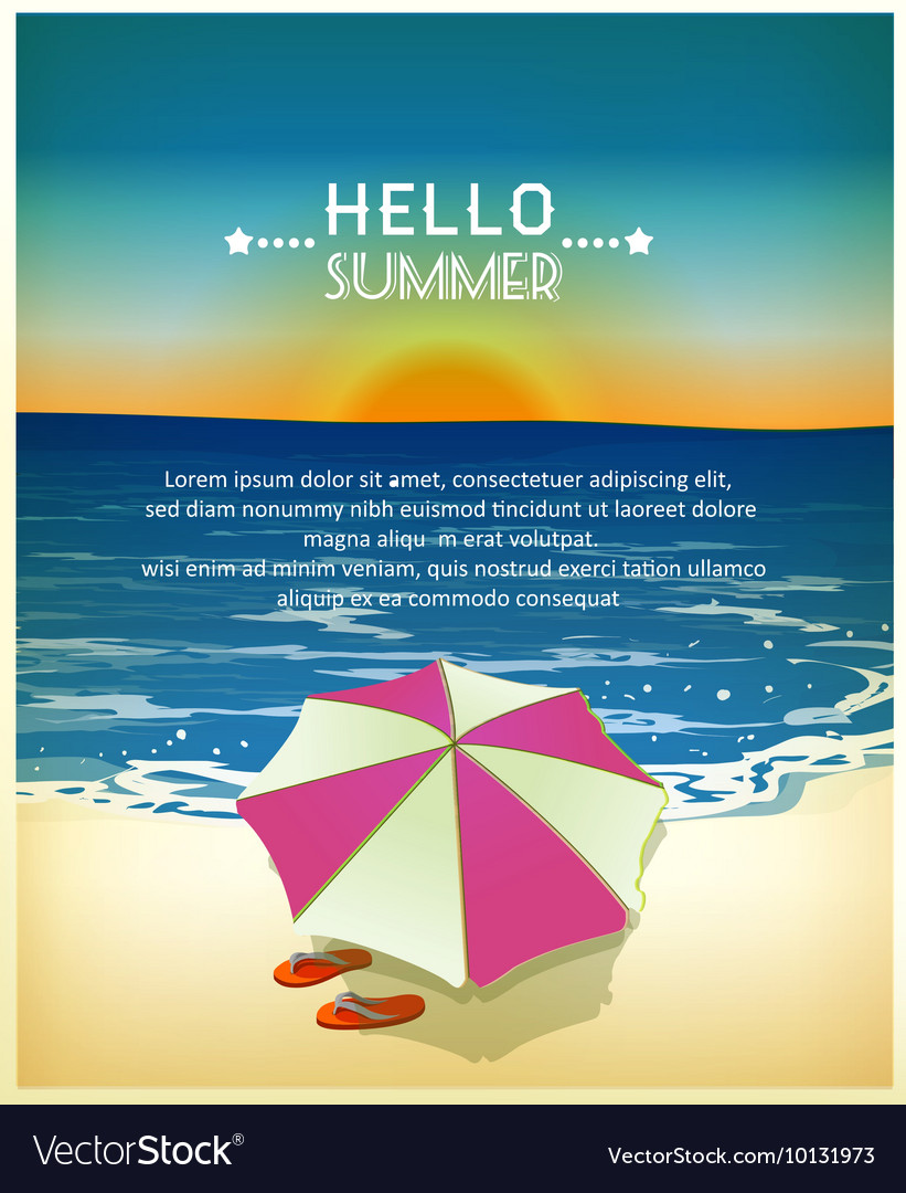 Summer Royalty Free Vector Image - VectorStock