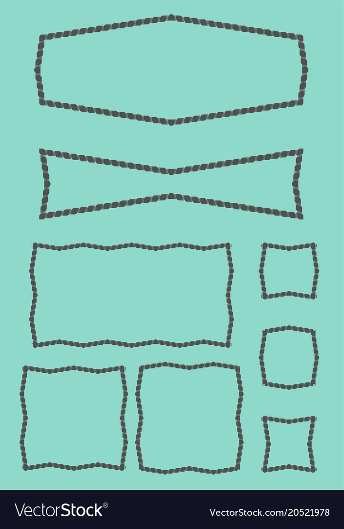 Geometry frame Royalty Free Vector Image - VectorStock