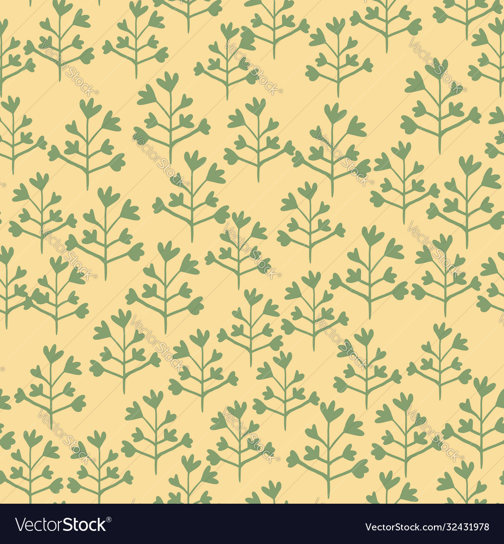 Little random flower elements seamless pattern Vector Image