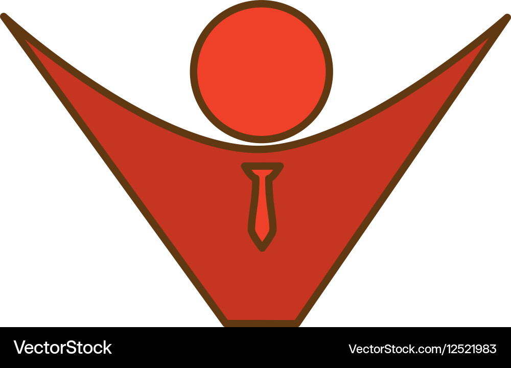 Abstract figure of human Royalty Free Vector Image