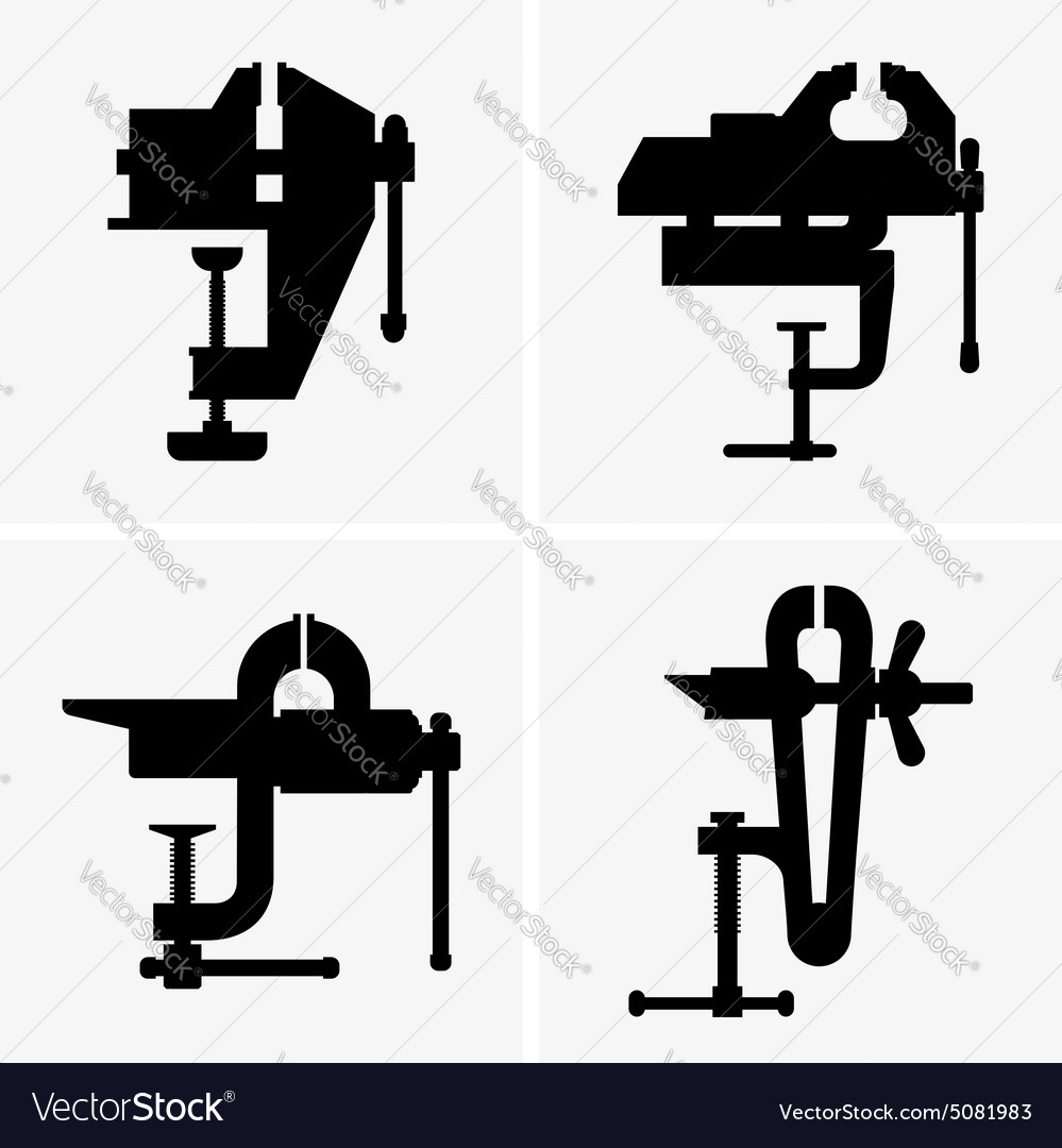 Bench vice Royalty Free Vector Image - VectorStock