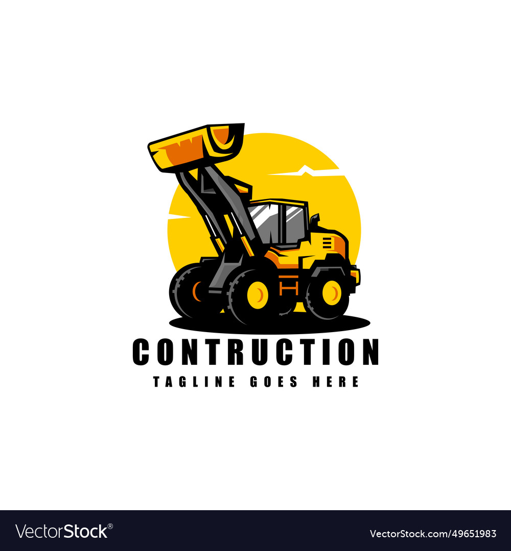 Construction logo Royalty Free Vector Image - VectorStock