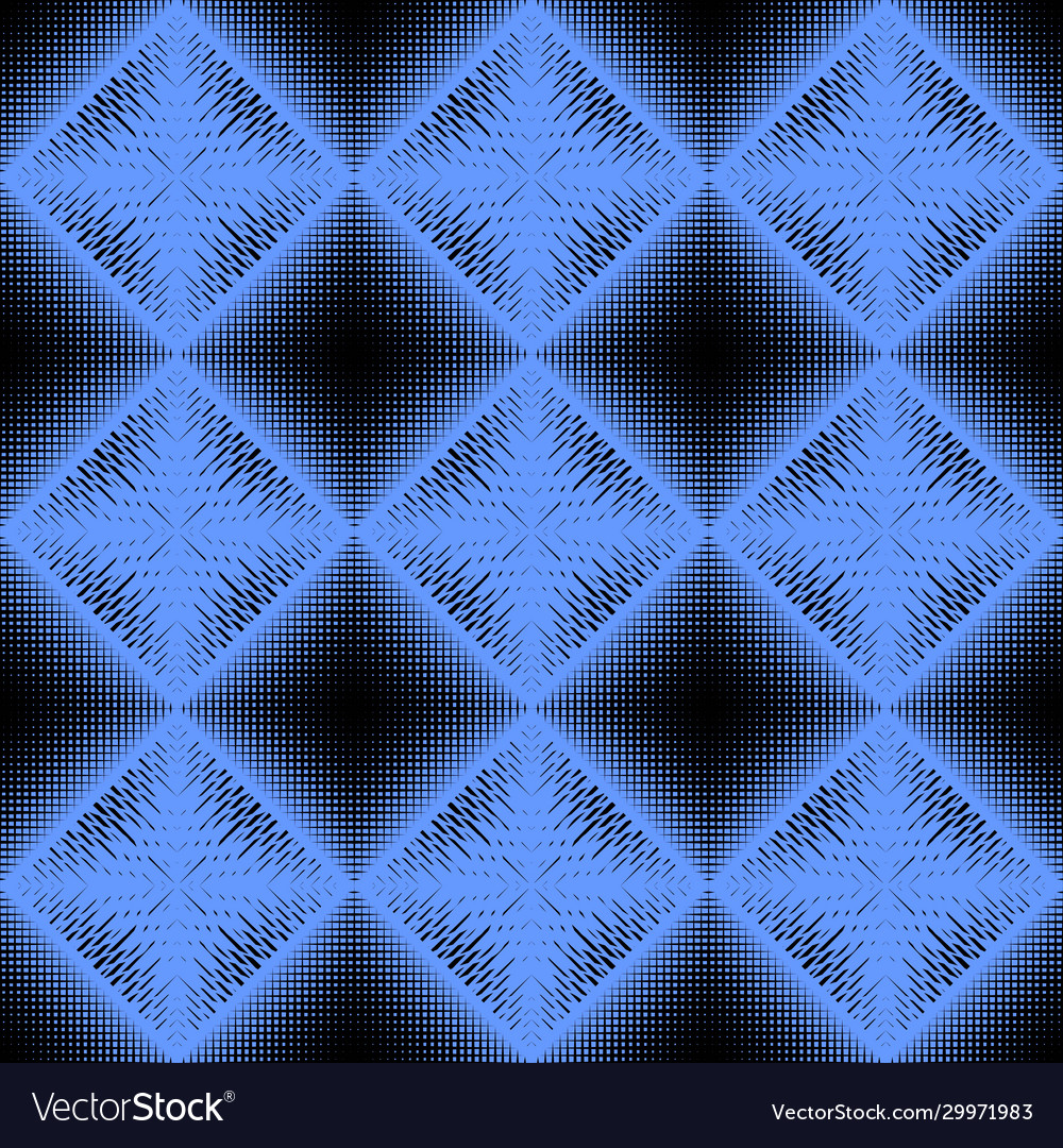 Halftone abstract seamless pattern Royalty Free Vector Image