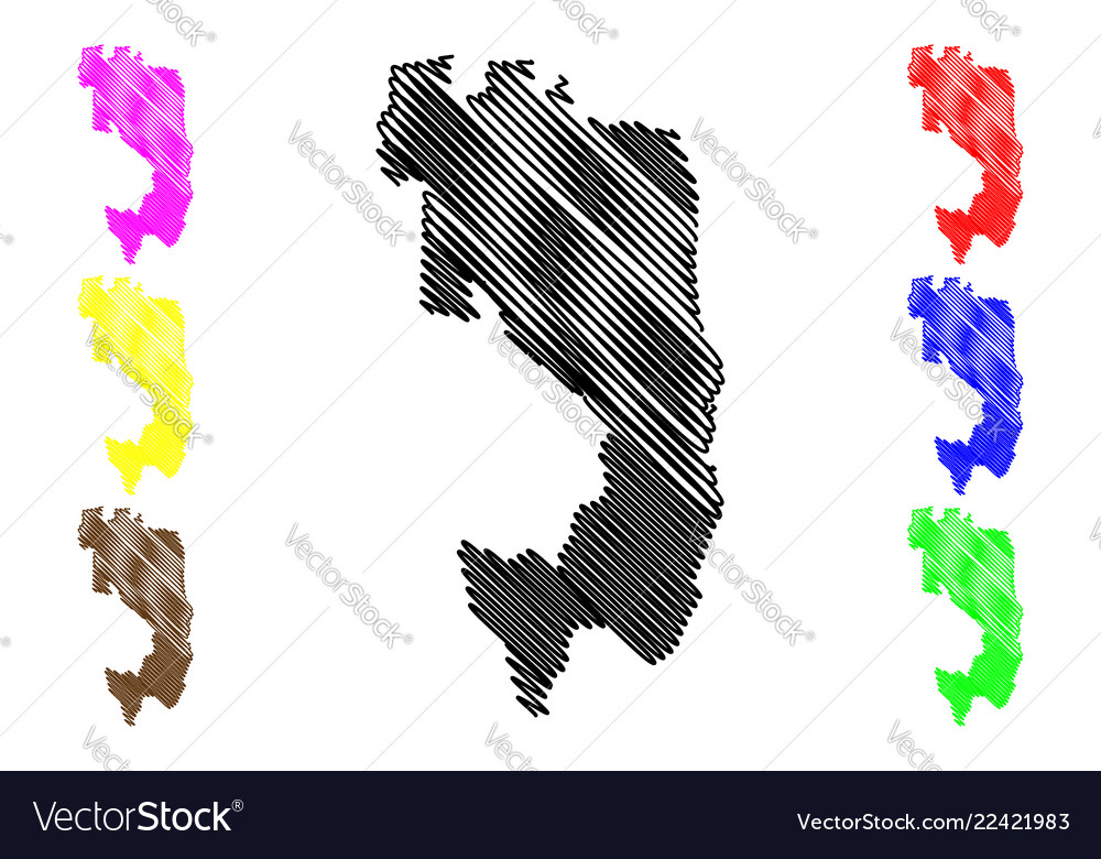 Ingushetia map Royalty Free Vector Image - VectorStock