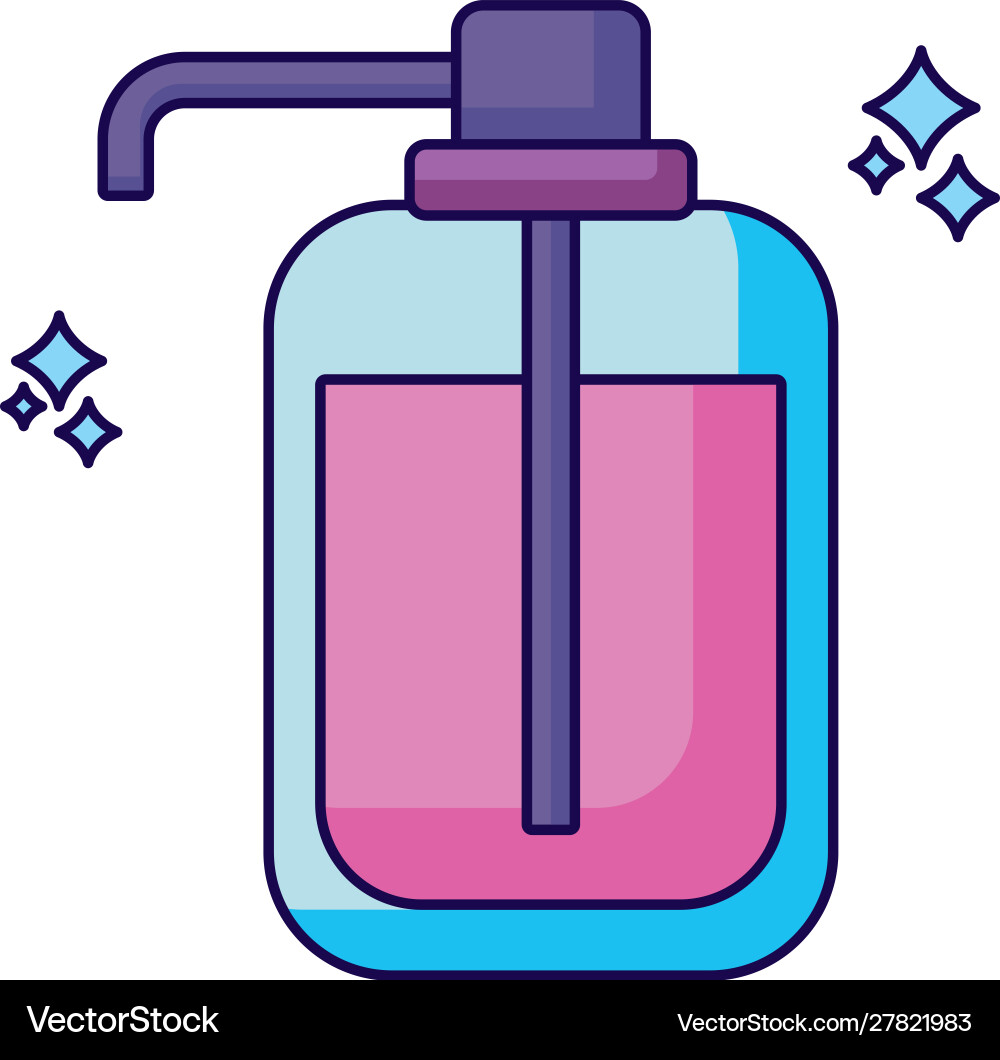 Isolated clean liquid soup detailed design Vector Image