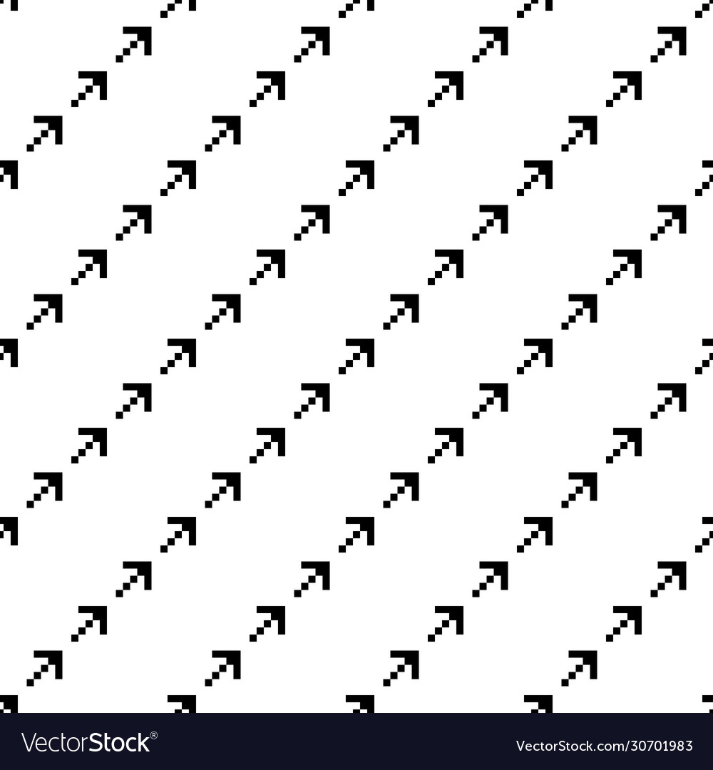 Simple arrows pattern Royalty Free Vector Image