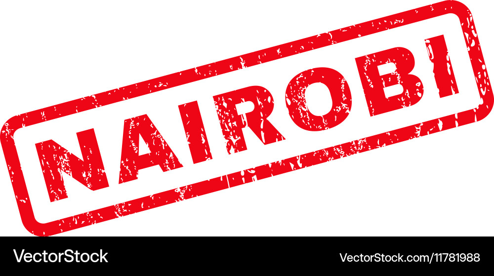 Nairobi rubber stamp Royalty Free Vector Image