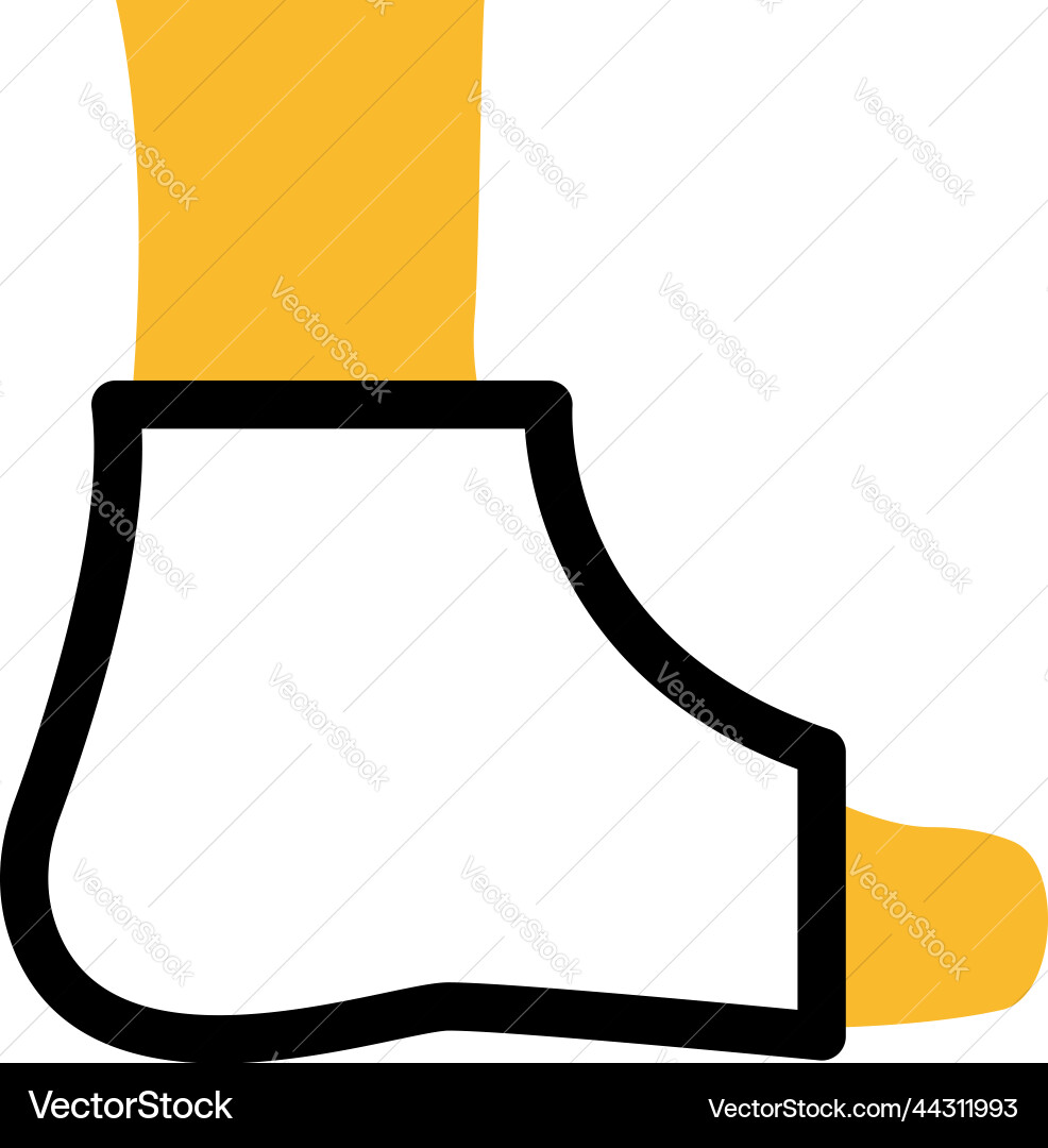 Orthopedic doctor on a white background Royalty Free Vector