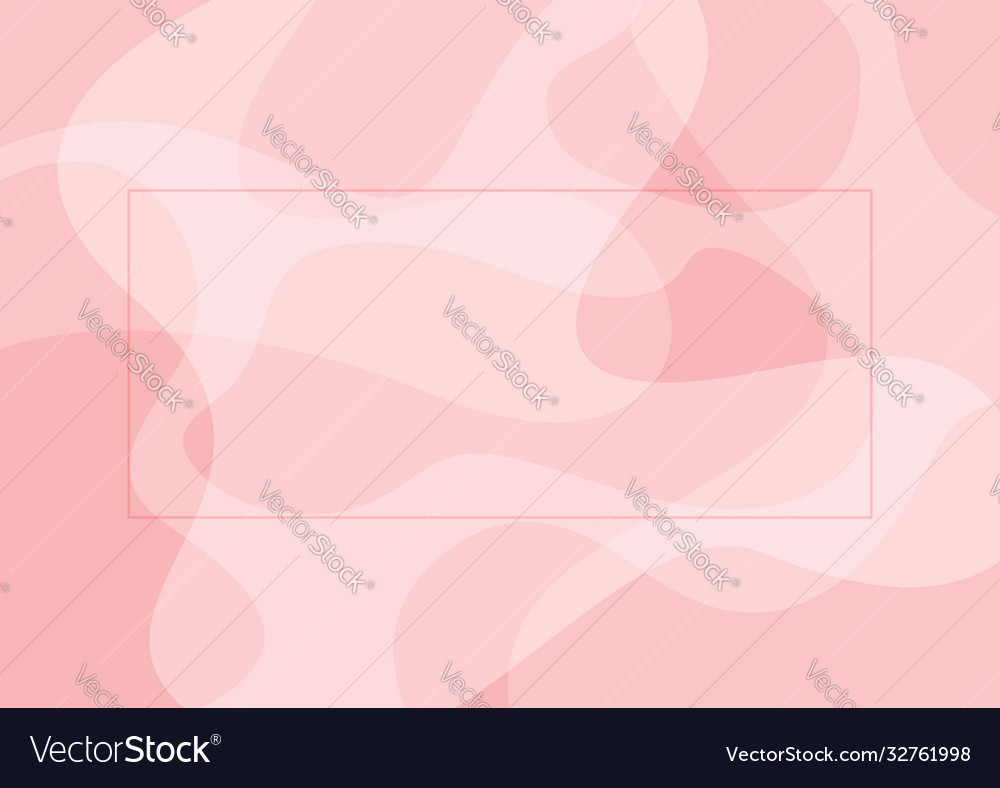 Abstract rectangular pink background with frame Vector Image