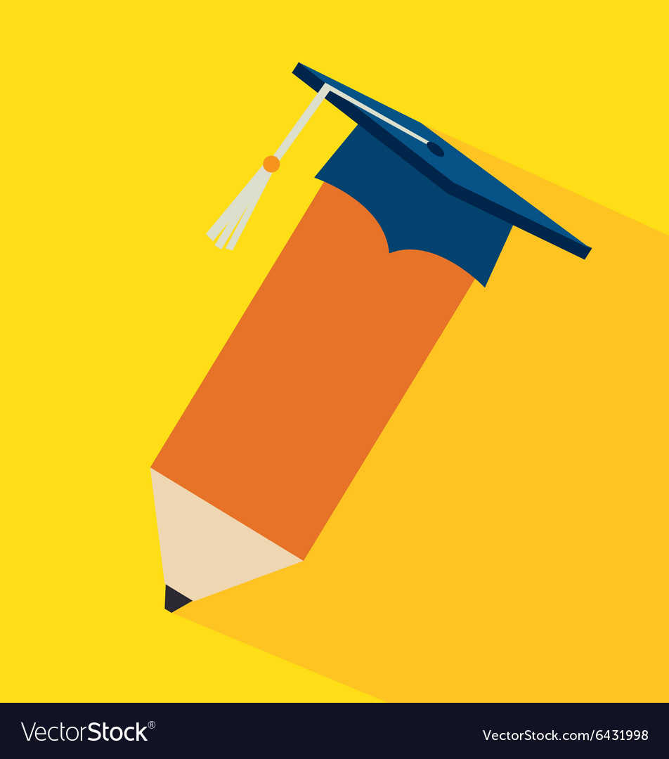 Academic education and elearning Royalty Free Vector Image